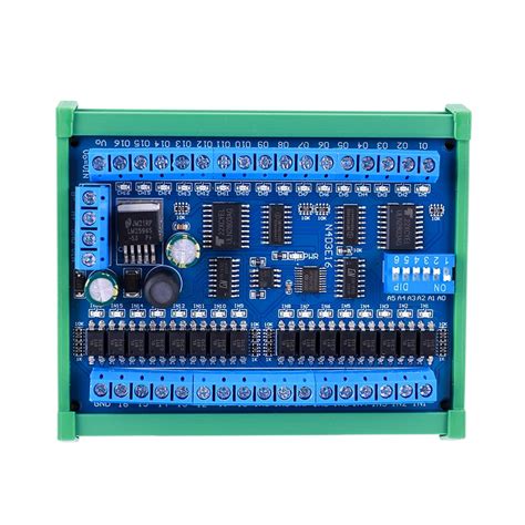 dc12v 24v 16 in 16 out rs485 remote control switch plc io board with