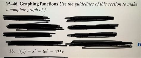 solved 15 46 ﻿graphing functions use the guidelines of this