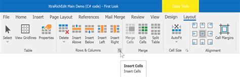 Table Layout Dialogs Winforms Controls Devexpress Documentation