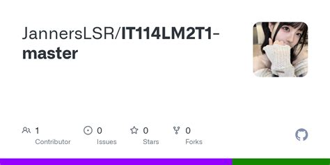 GitHub JannersLSR IT114LM2T1 Master