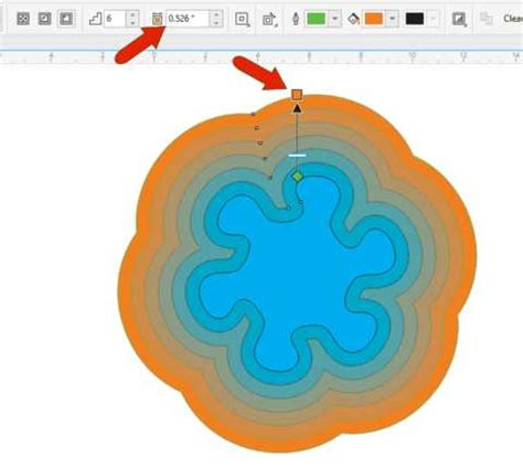 How To Use Contour Tool And Carving Border In CorelDraw