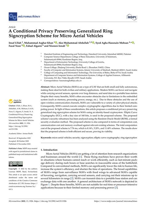 Solution A Conditional Privacy Preserving Generalized Ring
