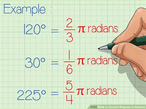 How To Convert Degrees To Radians 5 Steps With Pictures