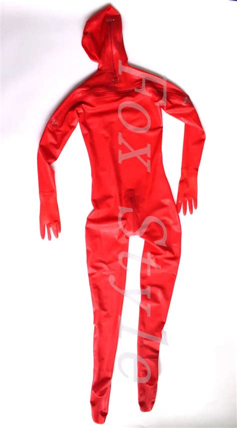 Female S Rubber Catsuit With Zip In Shoulder And Back Sexy Nature