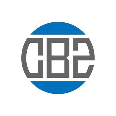 Cbz Letter Logo Design On White Background Cbz Creative Initials