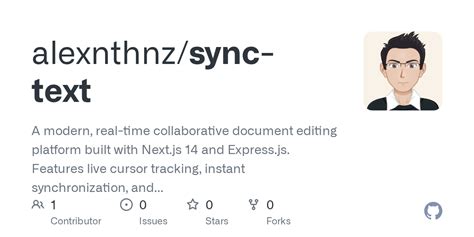 Github Alexnthnzsync Text A Modern Real Time Collaborative