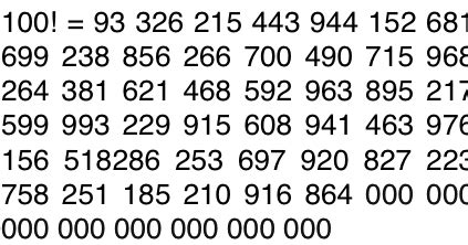 How To Calculate Factorial Of Very Large Numbers In C C Geek Factorial