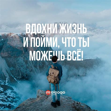 Вдохни жизнь и пойми что ты можешь всё счастье цитаты умныемысли цитатадня мотивация