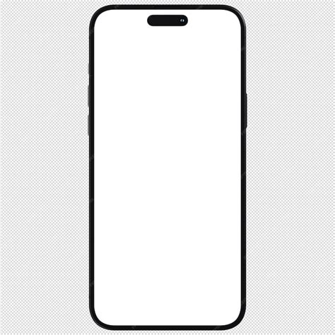 Premium Psd Front Side Photo Of Black Smartphone Similar To Iphone