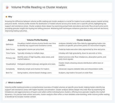 Volume Profile Reading Vs Cluster Analysis In Trading