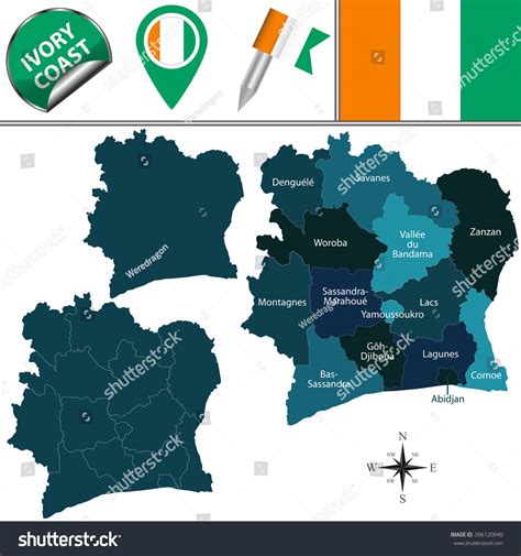 7,812 Carte Côte D'ivoire Images, Stock Photos & Vectors | Shutterstock