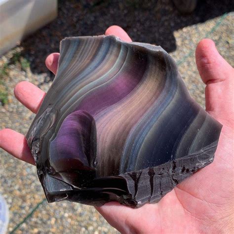 Rainbow Obsidian Another Amazing Rainbow Obsidian From Jalisco Mexico