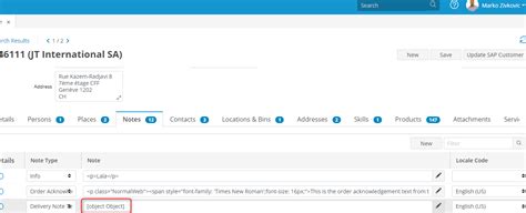 Place Notes Not Editable On Webclient Ifs Community