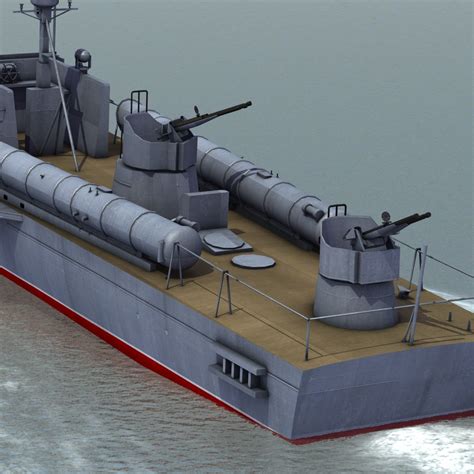 Type025 Motor Torpedo Boat 3d Model 149 Max Ma Flt 3dm 3ds Dae