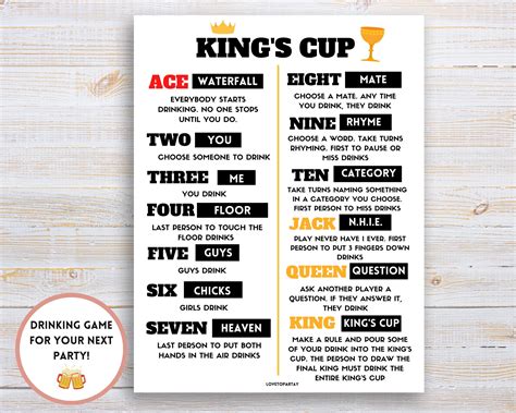Ring Of Fire Rule Card Ideas At Christy Cantu Blog