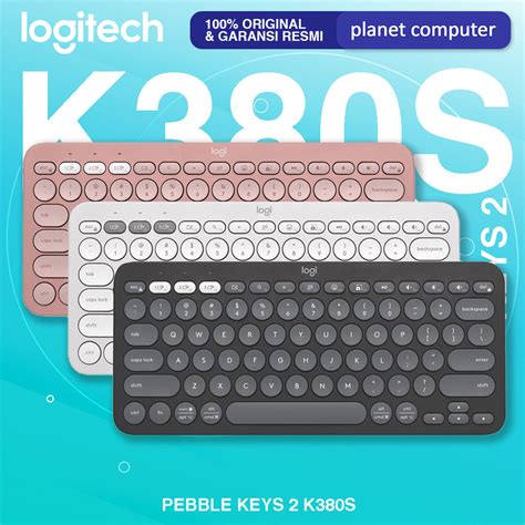 Jual Logitech Pebble Keys2 K380s Keyboard Wireless Bluetooth Multi Devices Shopee Indonesia