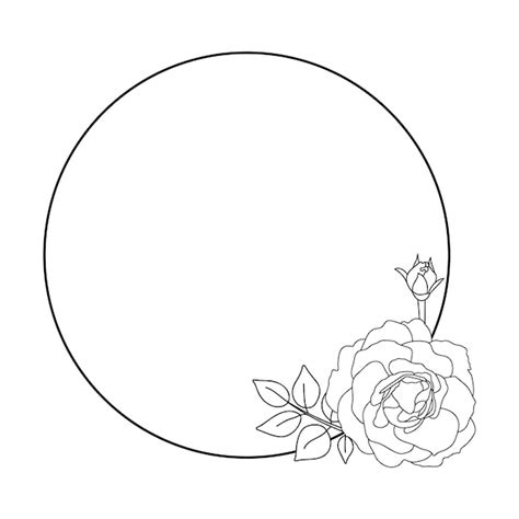 Premium Vector Rose Hand Drawn Illustration In Vecor Sketches Line Art