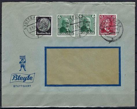 Beleb Deutsches Reich Mit Voll 9 3 36 Stuttgard Kaufen Auf Ricardo