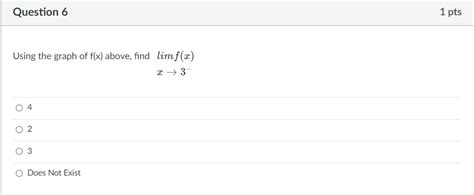 solved for questions 3 thru 6 use the graph of f x