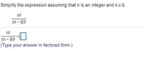 Solved Simplify The Expression Assuming That N Is An Integer