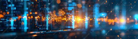 Abstract Digital Art Of Photo Realistic Research And Development Networks Symbolizing Innovation