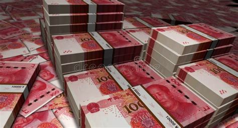 China Yuan 100 Cny Banknote Money 3d Illustration Stock Illustration