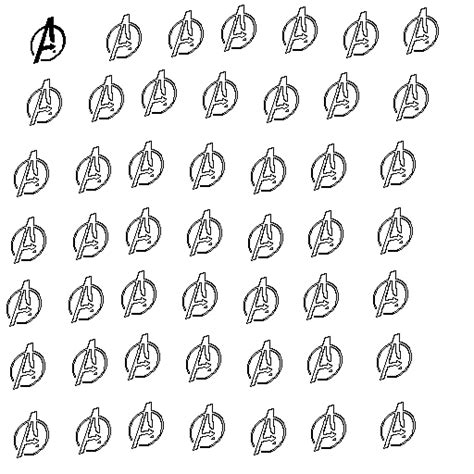 How To Draw Logo Of Avengers