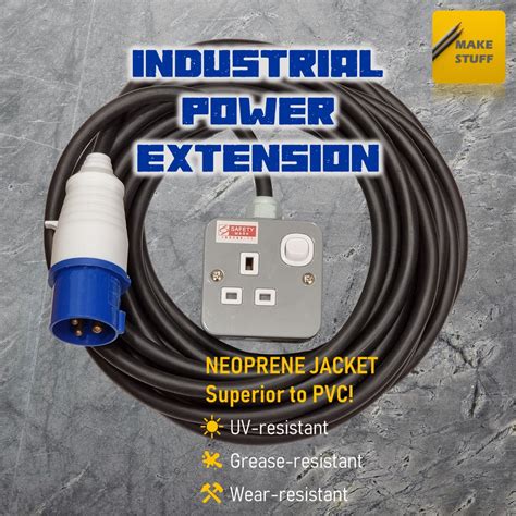 Industrial Ceeceeform Plug To Sguk Domestic 3 Pin Socket Power Extension Shopee Singapore