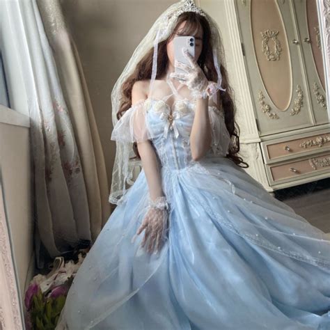 여성용 빅토리아 빈티지 로리타 공주 드레스 스위트 레이스 메쉬 백리스 이브닝 가운 여성스러운 우아한 웨딩 로리타 신부 드레스 Aliexpress