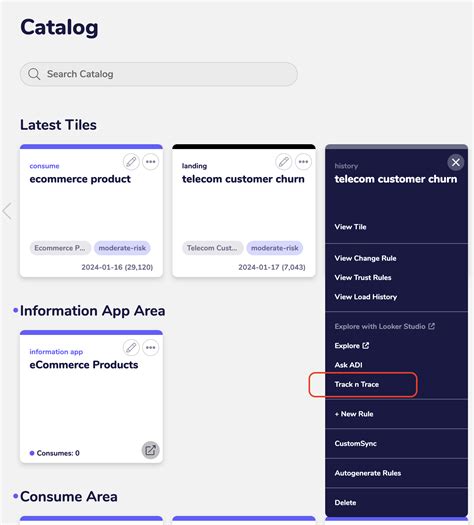 Tile Track And Trace — Agiledata Docs 10 Documentation