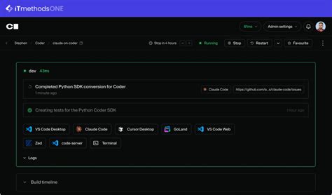 Launch A Coder Workspace Free Trial Itmethods