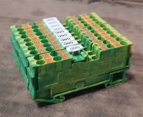 Phoenix Contact Pt 2 5 Quattro Pe Lot Of 10 Ground Te Ttq Meses Sin