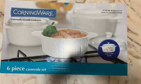 Corningware 6 Piece Casserole Set Tv And Home Appliances Kitchen