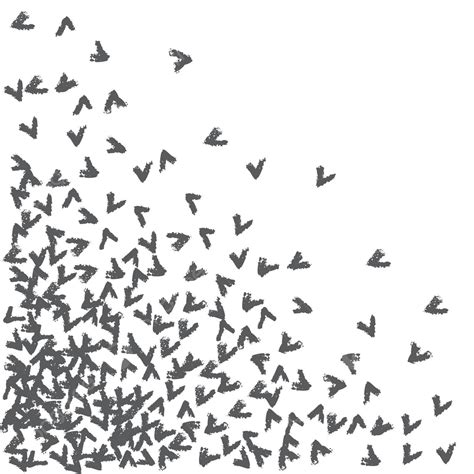 Handdrawn Black And White Ink Ornament On Corner Background Vector