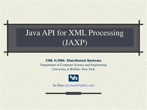 PPT Java API For XML Processing JAXP PowerPoint Presentation Free Download ID 5163825