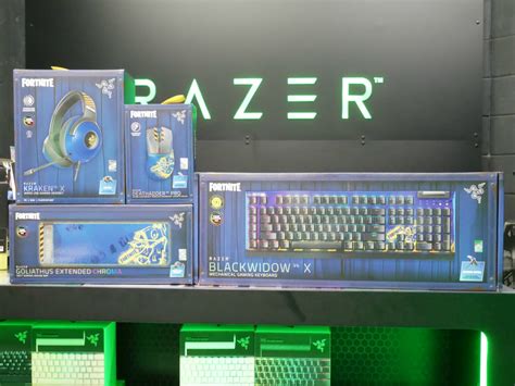 ゲーム内アイテムが付属するfortniteコラボゲーミングデバイス「razerfortniteコレクション」発売 エルミタージュ秋葉原