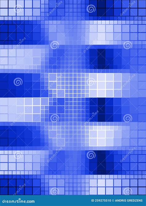 Abstract Blue Square Background Stock Illustration Illustration Of