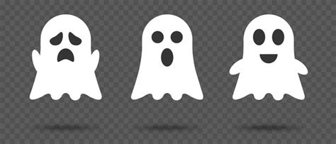 Premium Vector Three Cute Ghosts Ghosts Doodle Vector Illustration