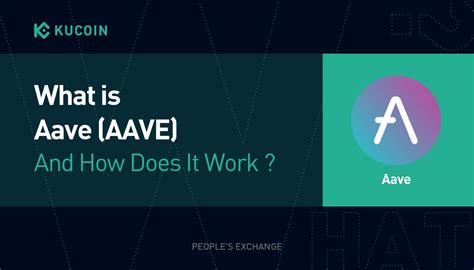Defi101 What Is Aave Aave And How Does It Work Kucoin