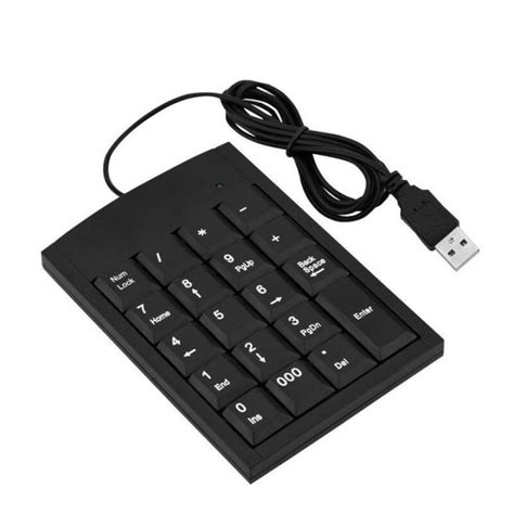 Guaib 1pc Wired Notebook Usb Mini Keypad Keyboard Numeric Keypad Number