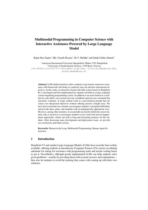 pdf multimodal programming in computer science with interactive