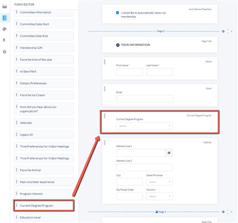 Updating Membership Forms To Include Custom Fields Neon One