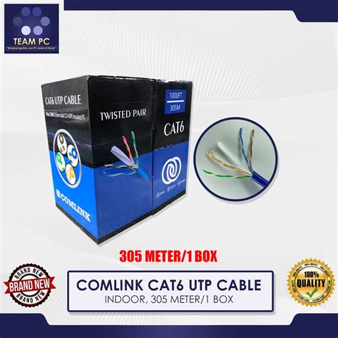 Comlink Cat Utp Cable Indoor Meter Box Shopee Philippines