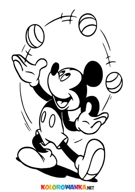 Myszka Miki Drukowanka Kolorowanki Do Druku