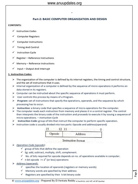 Basic Computer Organization and Design | PDF | Input/Output | Bit