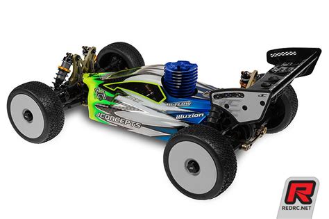 Red RC JConcepts DNX408 Illuzion Hi Flow Body