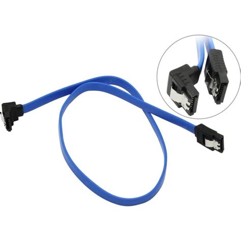 Кабель Pro Legend Serial Ata Sata Г образный коннектор синий 40