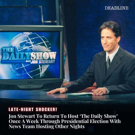 Stewarts Return To Thedailyshow Comes Eight Years After He Stepped