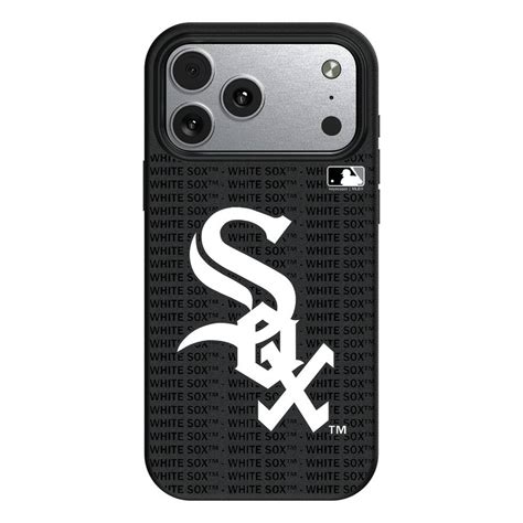 Keyscaper Mlb Chicago White Sox Primary Logo Iphone Magnetic Bump Case 16 Pro Max Black 5265229
