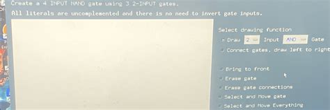 Solved Create A 4 Input Nand Gate Using 3 2 Input